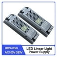 DC 12V 24V LED Linear Power Supply, AC 100V 265V Mute Lighting ...