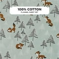 Comfort Spaces Cotton Flannel Queen Size Sheet Set 4 Piece Deep Pocket
