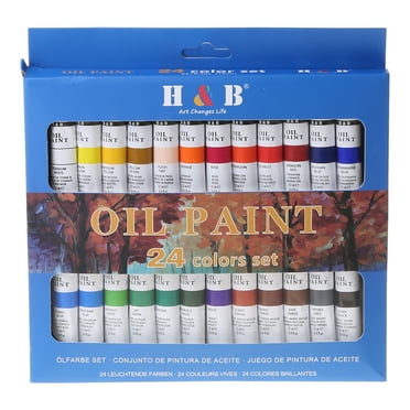 Oil Paint Set, 36 Oil-Based Colors, Artists Paints Oil Painting Set ...