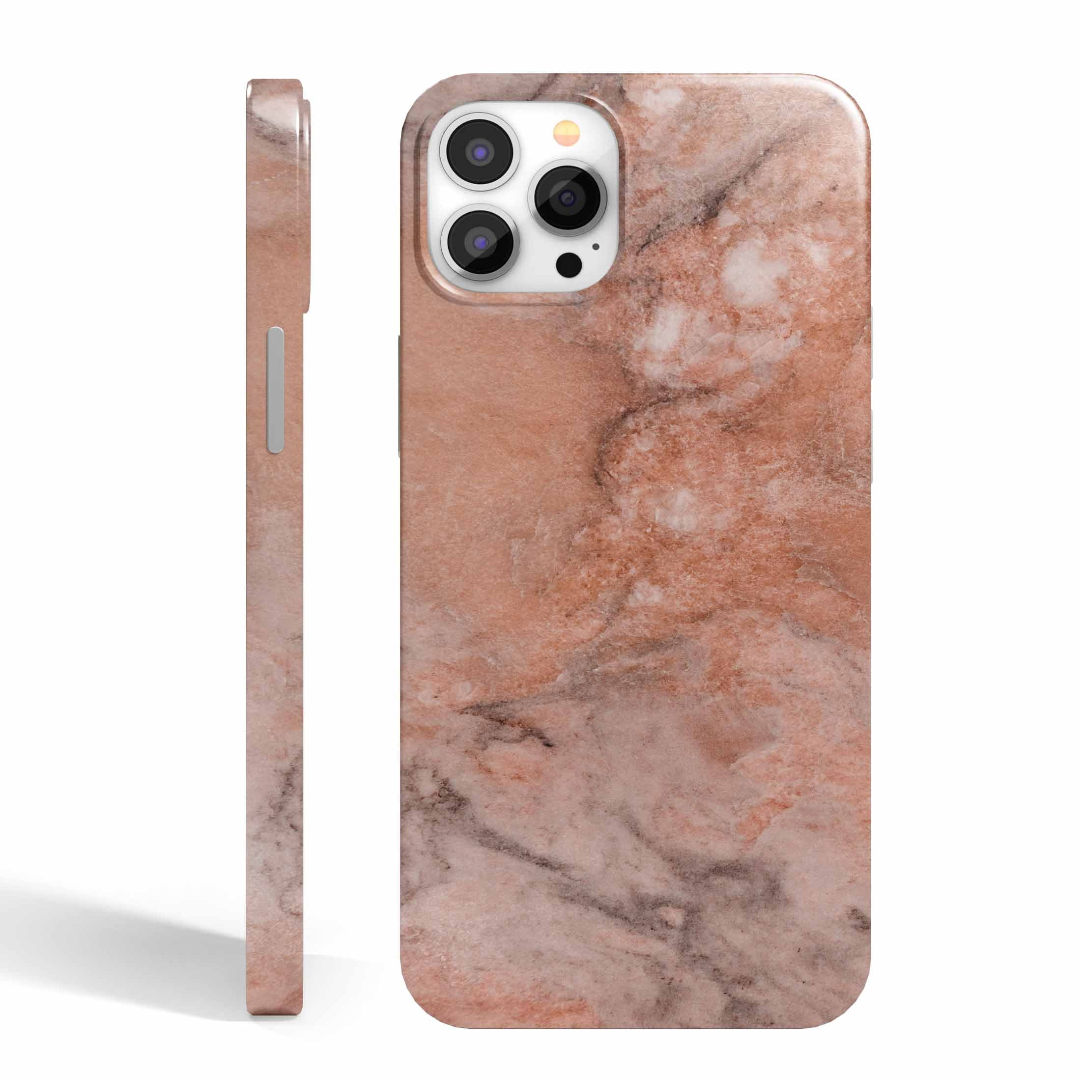 Tobelint Real Marble Texture Case for iPhone 14 Pro, Slim Full ...