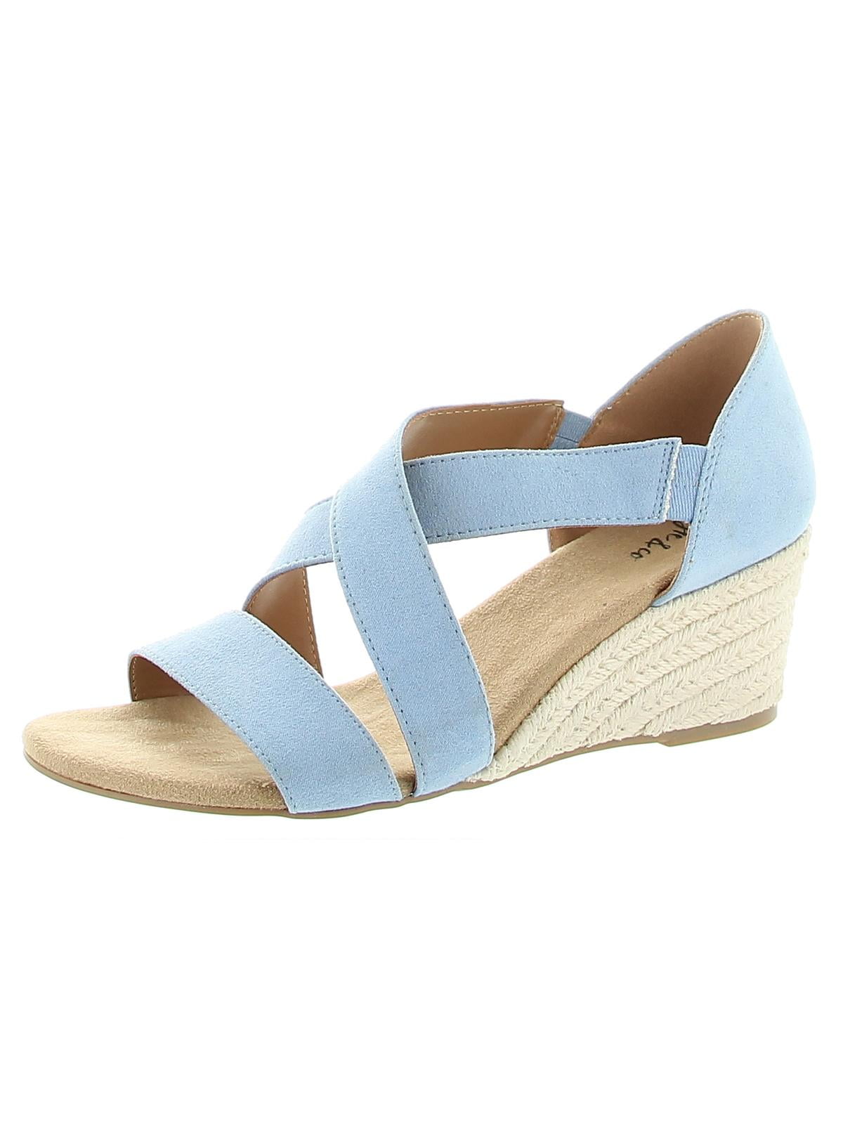 Style & Co. - Style & Co. Womens Zaddie Faux Suede Slip on Wedge Heels ...