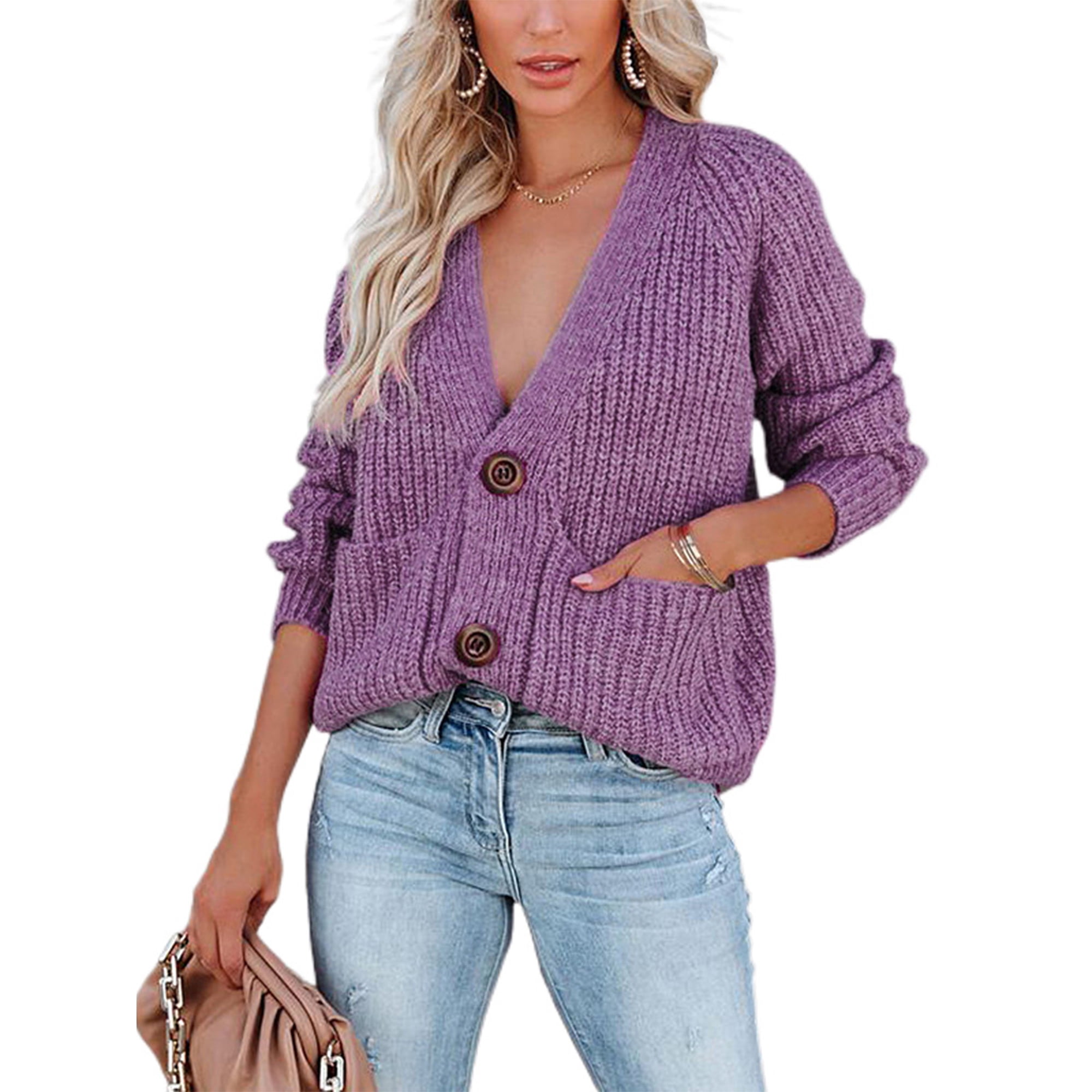 Sexy Purple Sweaters