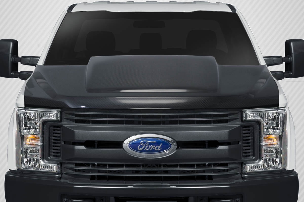 2017-2022 Ford Super Duty F250 F350 F450 Carbon Creations Cowl Hood - 1 ...
