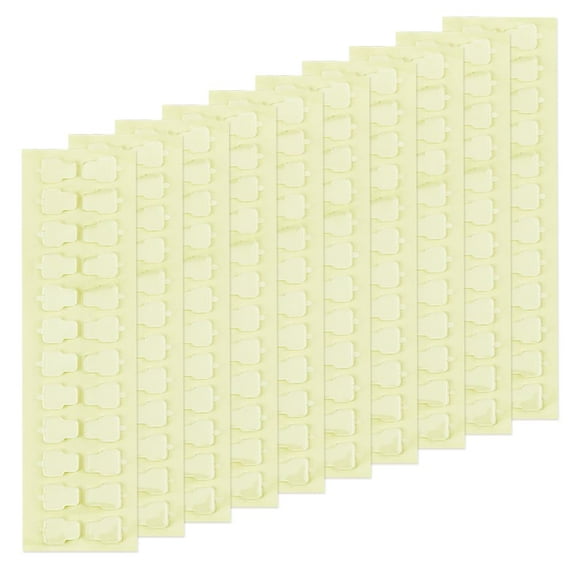 Walmart 50pc Heavy Duty Dual Sided Adhesive Tape Pads, Clear Sticky Gel ...