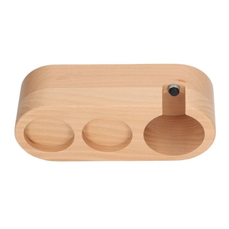 Tamping Station,Wood Coffee Filter Tamper Tamper Mat Stand Wooden ...