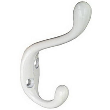 Mainstays, Traditional White Coat Hook, Mounting Hardware Included, 1 ...