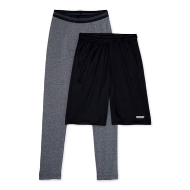Athletic Works Boys Core DriWorks 2-Pack Shorts, Sizes 4-18 & Husky ...