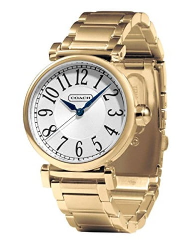 14501720 Madison Stainless Steel Gold Tone Women's Watch - Walmart.com