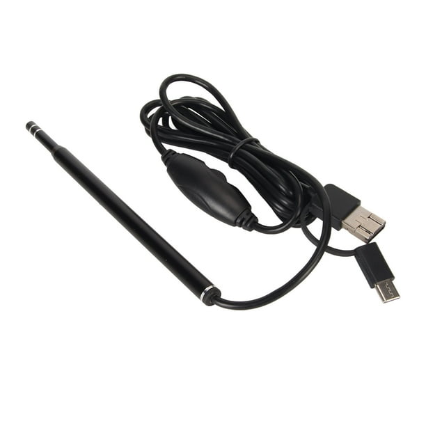 Endoscopio USB 3 en 1 con 6 luces LED ajustables Endoscopio HD flexible para teléfonos celulares ...