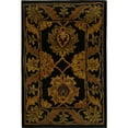 SAFAVIEH Heritage Portmont Traditional Wool Area Rug, Black, 8' x 8 ...