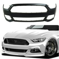 Genrics NEW Front Bumper Cover Primed For 2015-2017 Ford Mustang Except ...