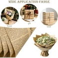 20 Sheets Kraft Newsprint Flower Wrapping Paper -Reversible Floral ...