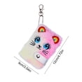 1PC Cartoon Plush Pocket Notebook, Blank Thicken Inner Paper with ...