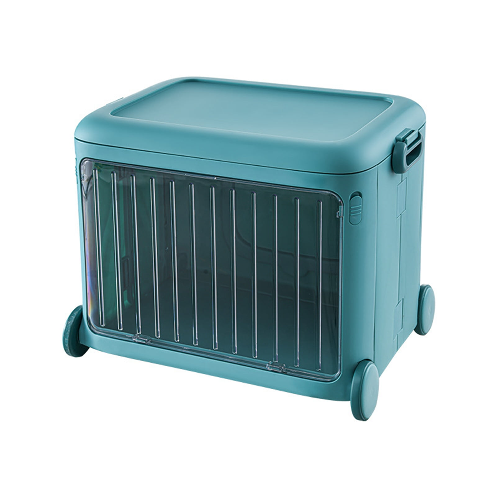 Kids Stackable Storage Bins Transparent Movable Collapsible Storage ...