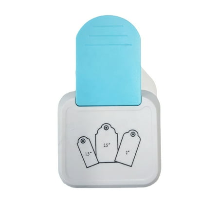 Onever 3 in 1 Tag Cutter White Tag Shape Lever Durable Mini Tag Puncher ...