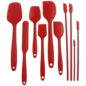Red Silicone Spatula Set of 4 - Walmart.com