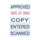 Trodat Printy Economy Micro 5-in-1 Date Stamp Self-Inking, 1" x 0.75 ...