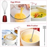 VAVSEA 1100W 5-in-1 Immersion Hand Blender, 12 Speed Stick Blender with Mixing Beaker (22oz ...