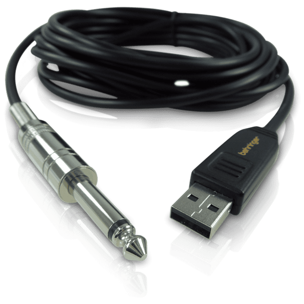 Behringer Guitar2USB - 1/4" to USB Guitar Cable - Walmart.com - Walmart.com