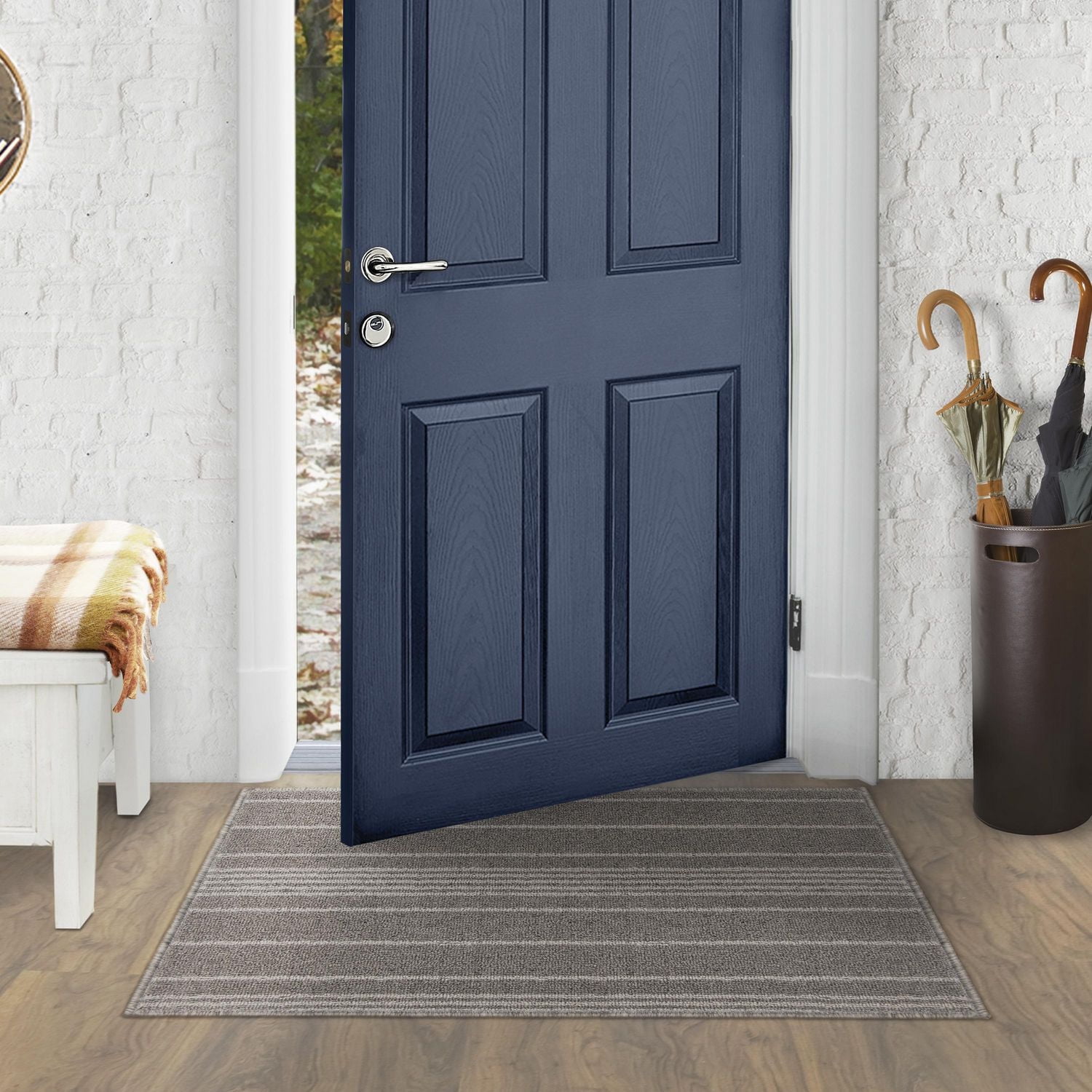 Click here for Mainstays 2 Ft X 3 Ft Olin Grey Mat 2 Ft X 3 Ft prices