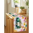 Farmhouse Truck Spring Flower Table Runner 13x72in Non-Slip Cotton ...