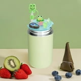 CATIEBYE Green Frog Straw Topper Set for Office Use Light Green 5.0x3 ...