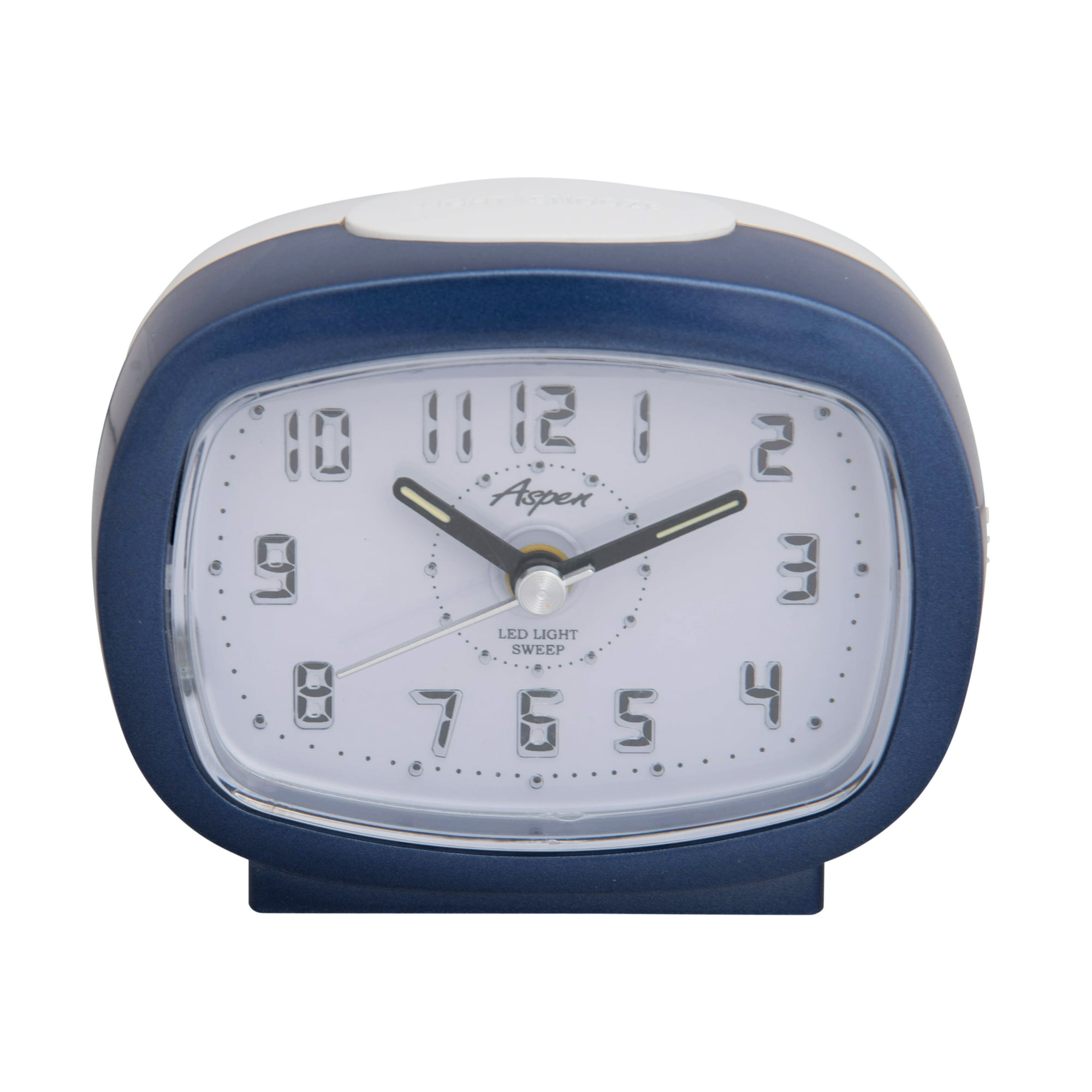 Click here for Aspen Analog Alarm Clock With Snooze & Blue Led Li... prices