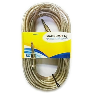MAGNUM PRO MDJY3-2 PRO Series 6 Inch 1/4 Inch Mono Male Plug to Dual ...