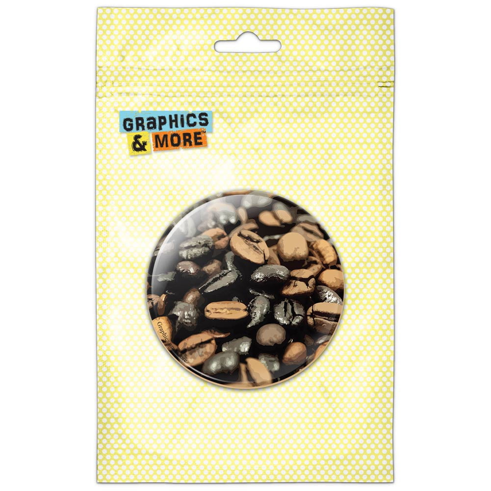 Artsy Coffee Beans Refrigerator Button Magnet - Walmart.com