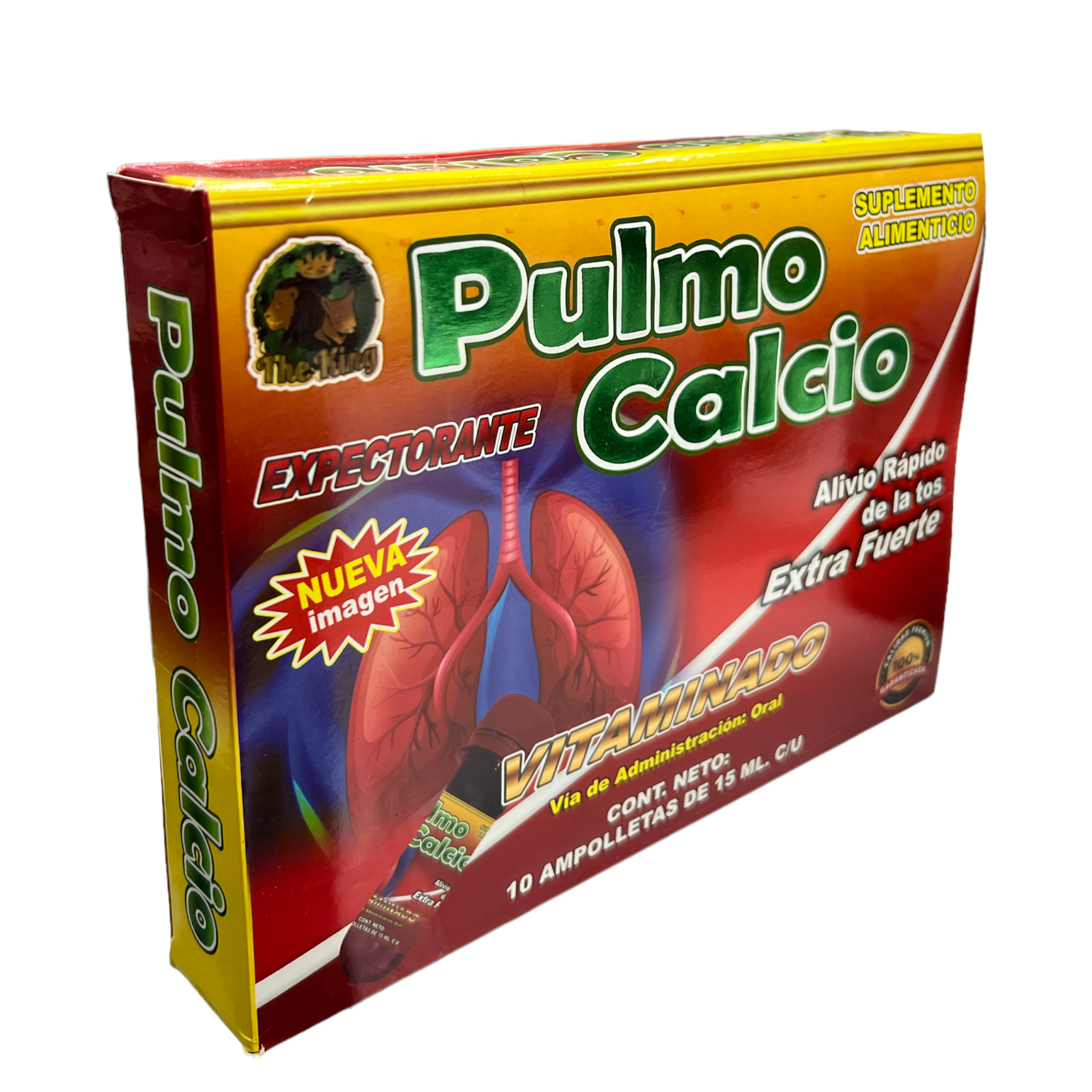 Pulmo Calcio Expectorante 10 ampolletas | Bodega Aurrera en línea