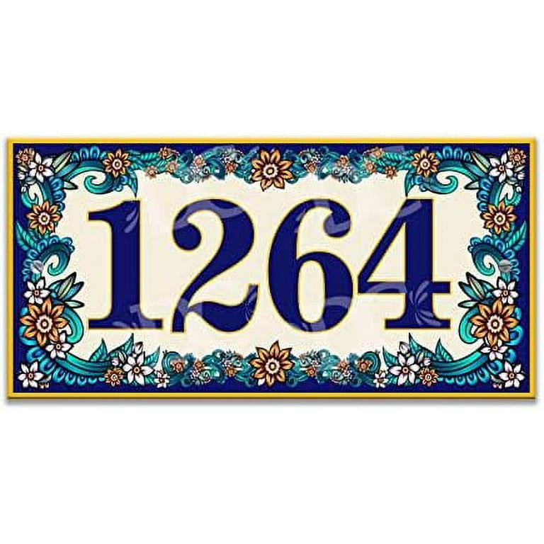 Ceramic House Address Signs