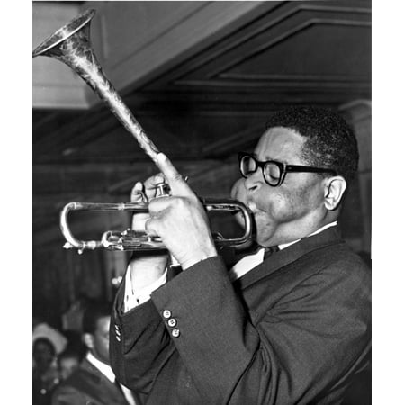 Dizzy Gillespie playing the trumpet Photo Print (8 x 10) | Walmart Canada