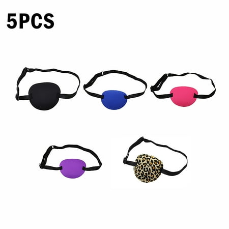 5Pcs Adults Children Eyepatches Breathable Adjustable Eye Blinders Kids ...