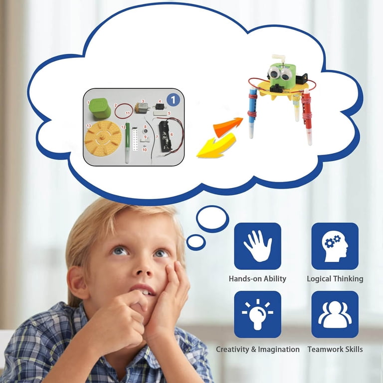 Stem Robotics Kits For Kids STEM Robotics Kit For Kids 6-12 - 6-in-1 ...