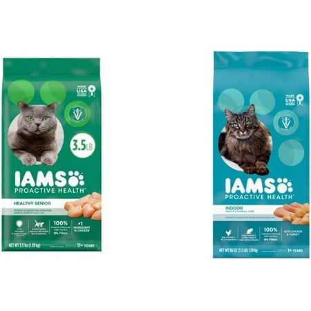 Proactive Health Adult Indoor Weight Control & Hairball Care Dry Cat ...