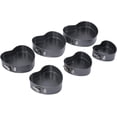 Heart Shape Springform Pan Non Stick 6 Piece Set Stainless Steel Baking ...