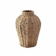 Cadancy Woven Vase Rustic Rattan Flower Holder Minimalist Decorative ...