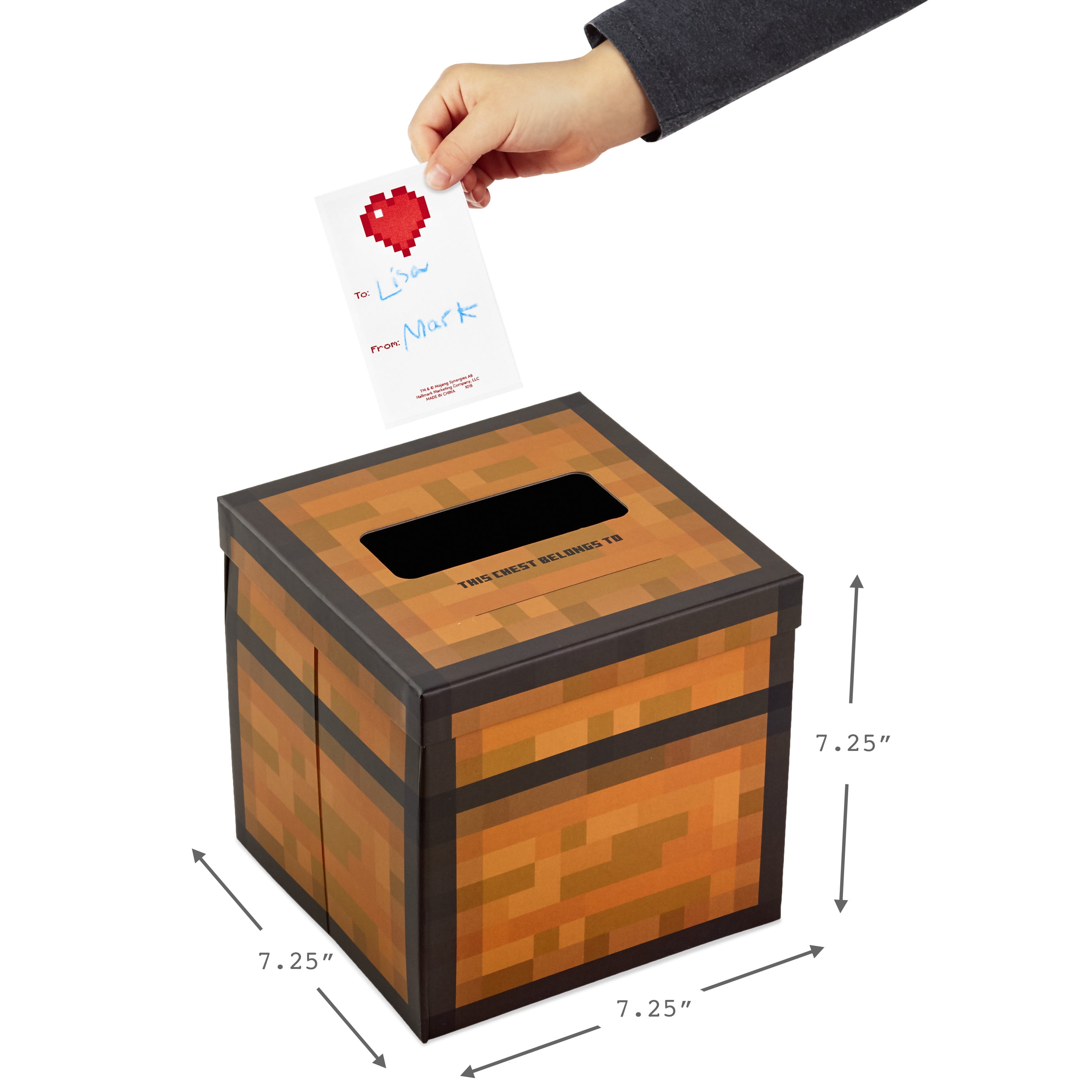 Minecraft Valentine Box