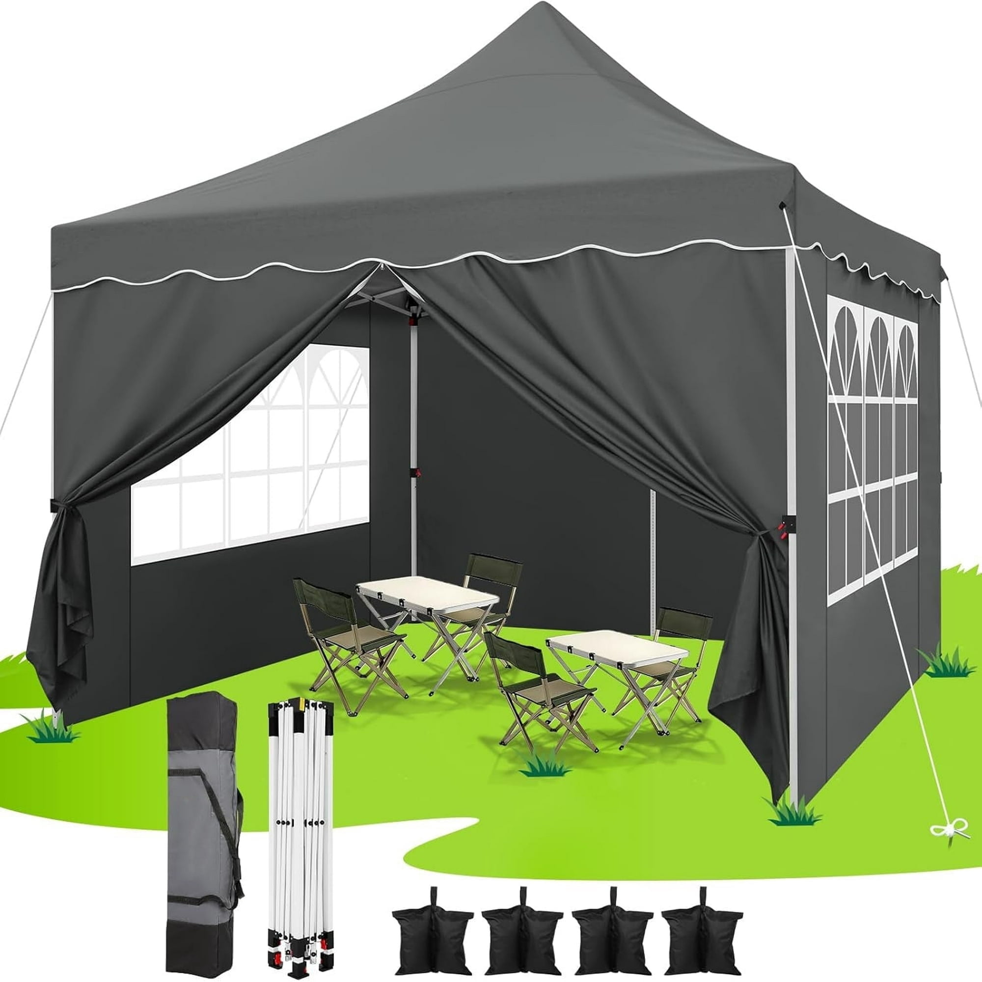 Click here for Cobizi 10x10 Pop Up Canopy With 4 Removable Sidewa... prices
