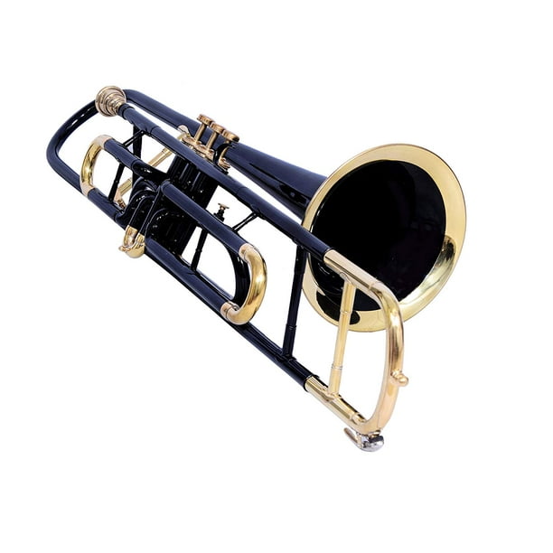 Valve Trombone-Bb Black Brass.With Hard Case And Mouthpiece TRUMBONE ...