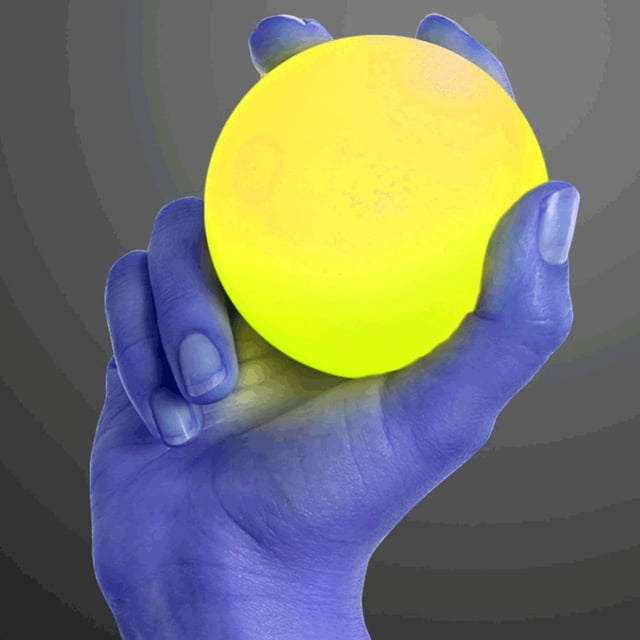Yellow Bouncy Balls with Multicolor LEDs - Walmart.com