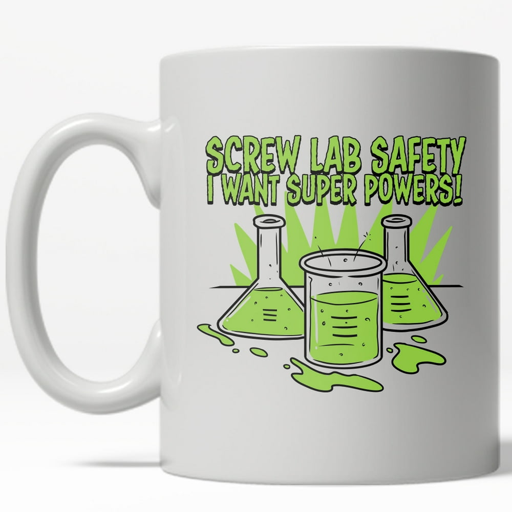 Screw Lab Safety Mug Funny Science Teacher Coffee Cup - 11oz - Walmart ...