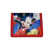 Disney Mickey Mouse & Minnie Kids Tri-Fold Wallet Coin Purse - Walmart.com