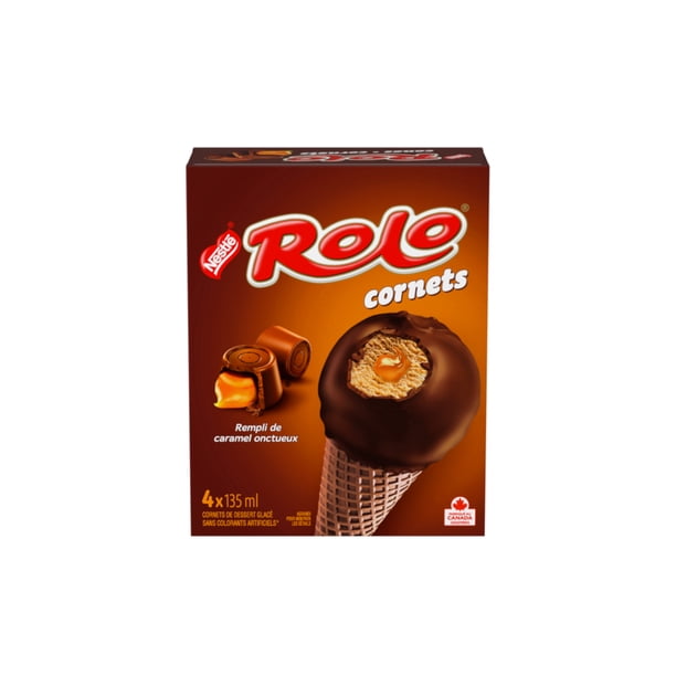 Cones, Creamy Caramel Frozen Dessert With A Rich Caramel Flavoured ...