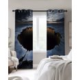 Cracked Earth Blackout Curtains for Bedroom Living Room, Abyss Hole ...