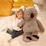 IKASA, Giant Koala Stuffed Animal Plush Toy, 30 inch, Gray, Oversized ...