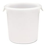 RUBBERMAID Round Storage Container,8 qt,Lid 1GAF4 FG572400WHT - Walmart.com
