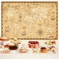 Vintage World Map Backdrop Globe Travel Backdrop Earth Map Adventure ...