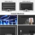 BAOMING TV Backlight 14.3ft RGB LED Light Strip, Music Sync, Bluetooth ...