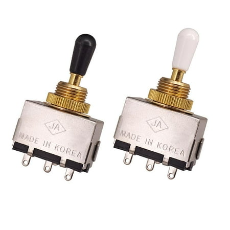 2x Electric Guitar Closed Switches Toggles with Knob Tip | Walmart Canada